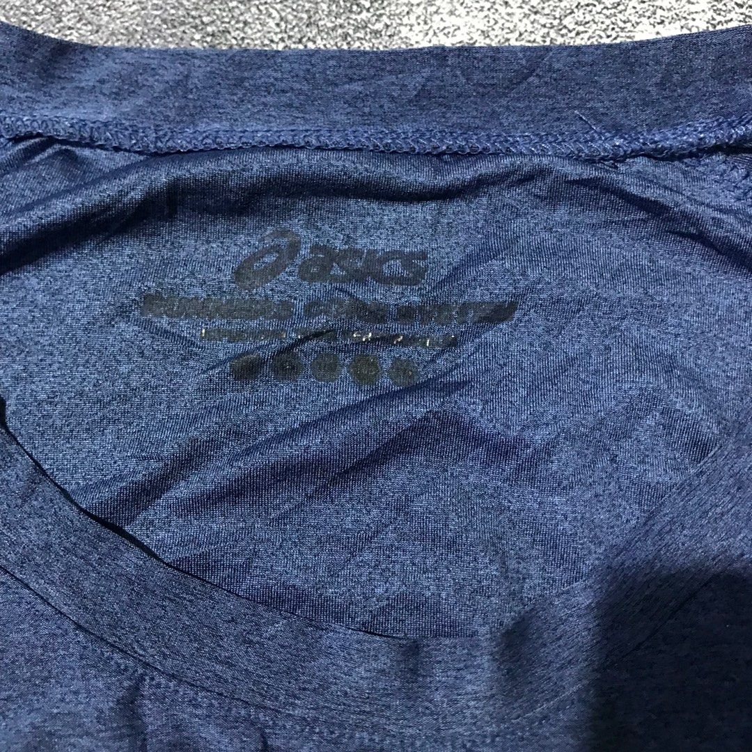 Kaos jersey asics Running core system run sport drifit - olahraga ...