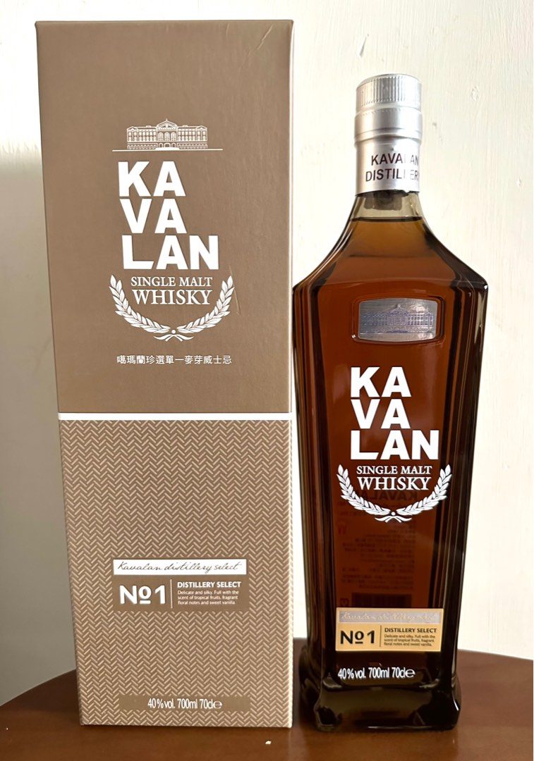 Kavalan No.1 Distillery Select Single Malt Whisky 噶瑪蘭珍選No.1單一純麥威士忌, 嘢食 ...
