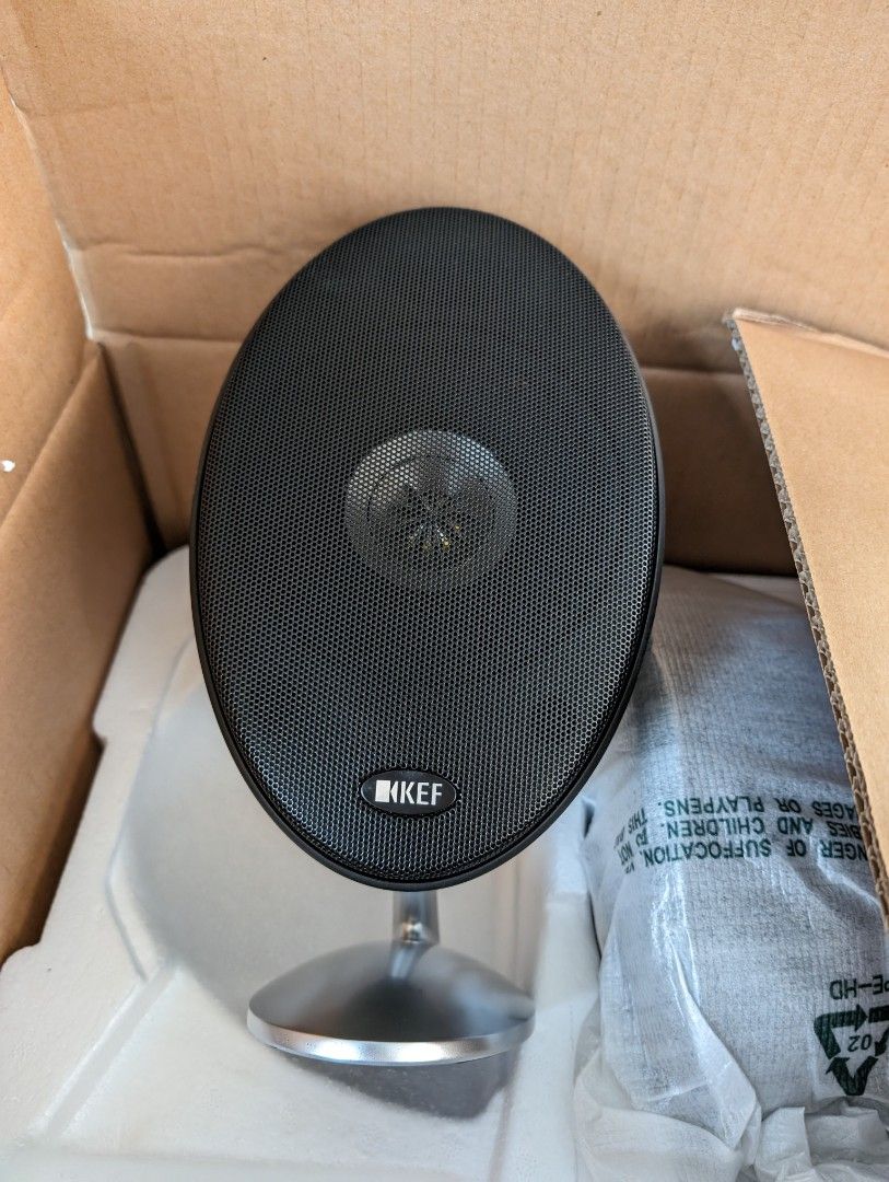 KEF E301 Satellite Speaker (pair) Black, Audio, Soundbars, Speakers & Amplifiers on Carousell