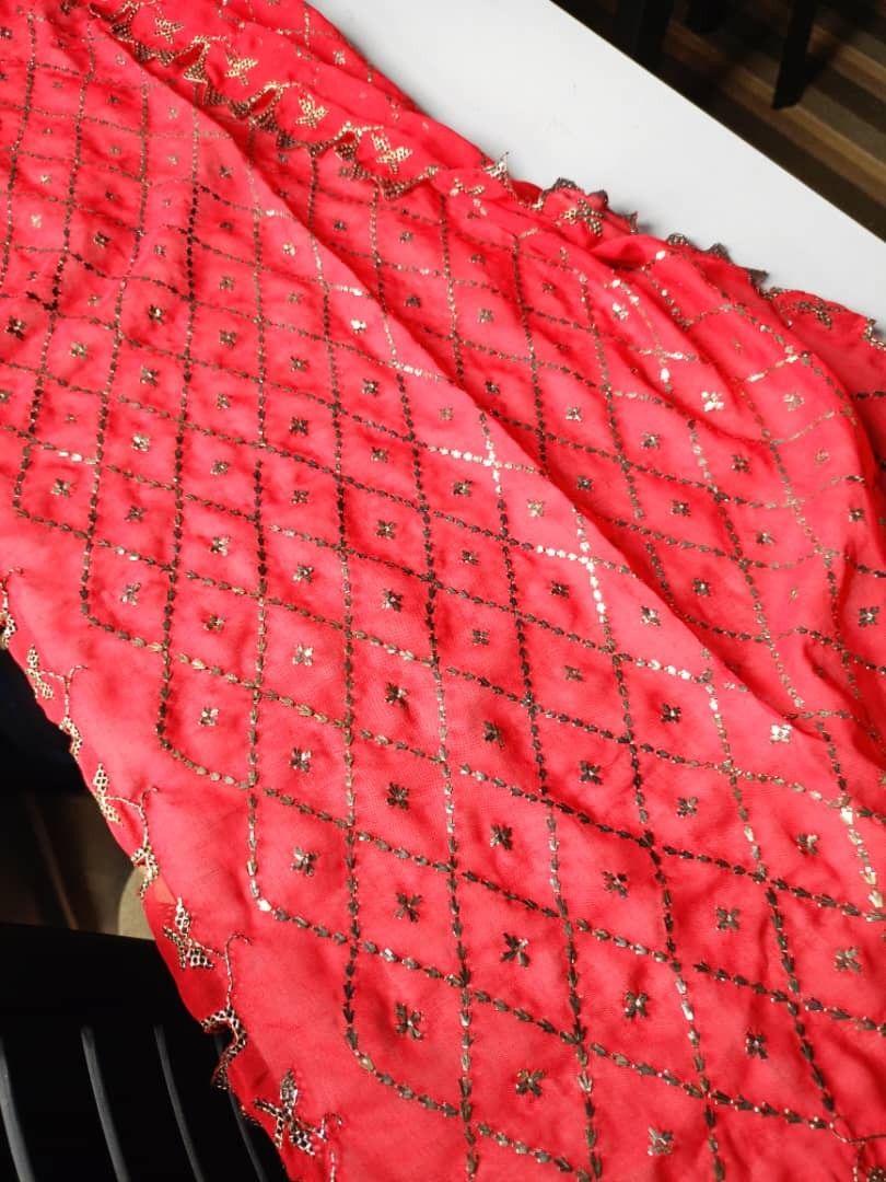 Keringkam Sarawak Original Sulam Emas, Women's Fashion, Muslimah ...
