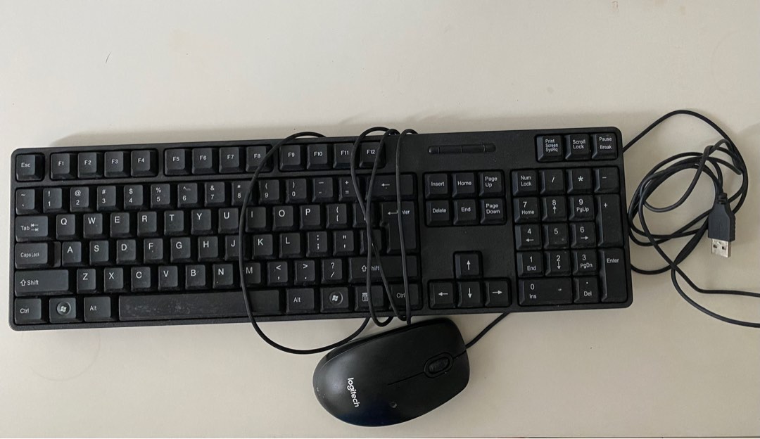 Keyboard and mouse bundle, Computers & Tech, Parts & Accessories, Computer Keyboard on Carousell