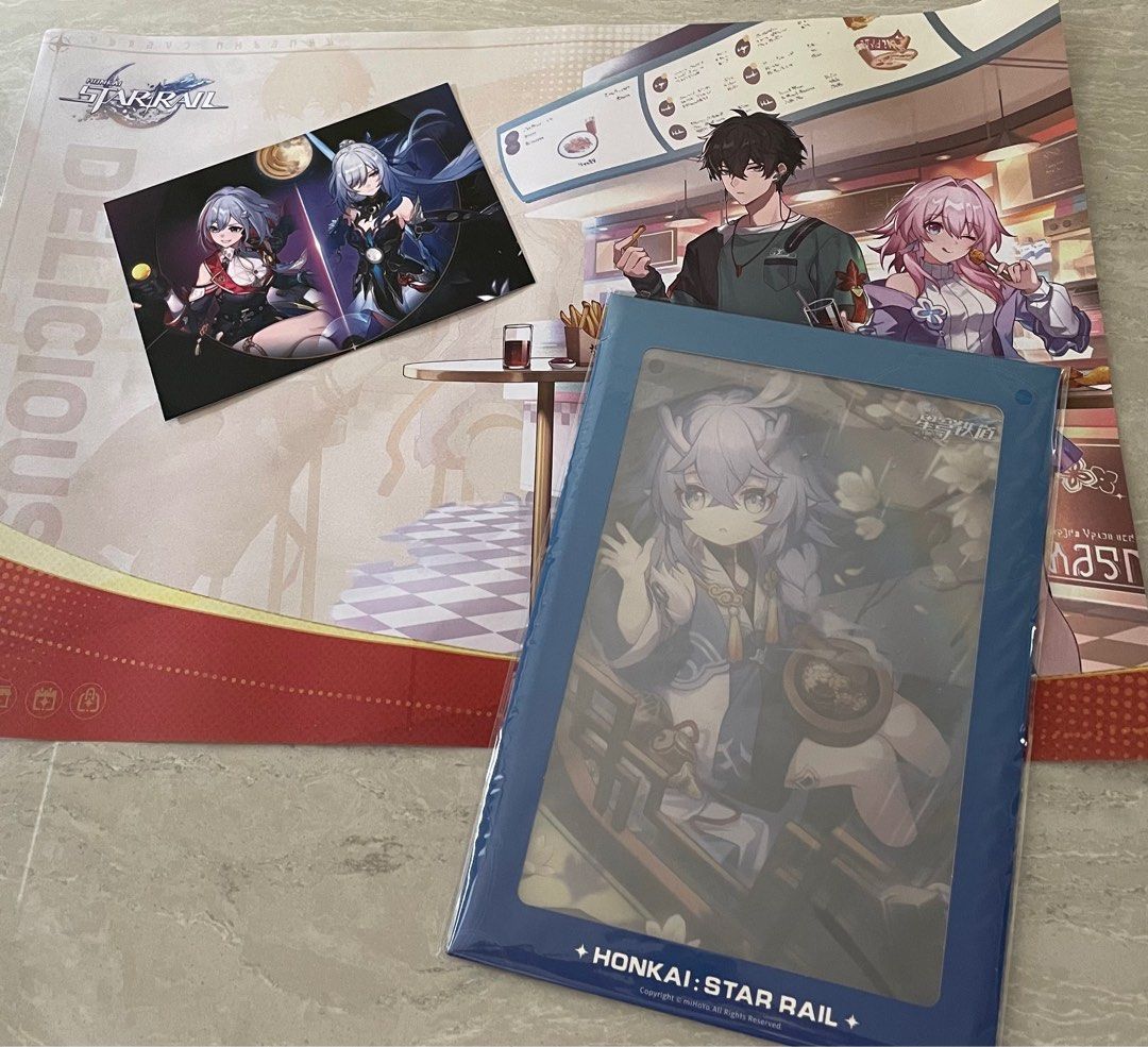 Kith Cafe x Honkai Star Rail collab Bailu star Arcon acrylic stand ...