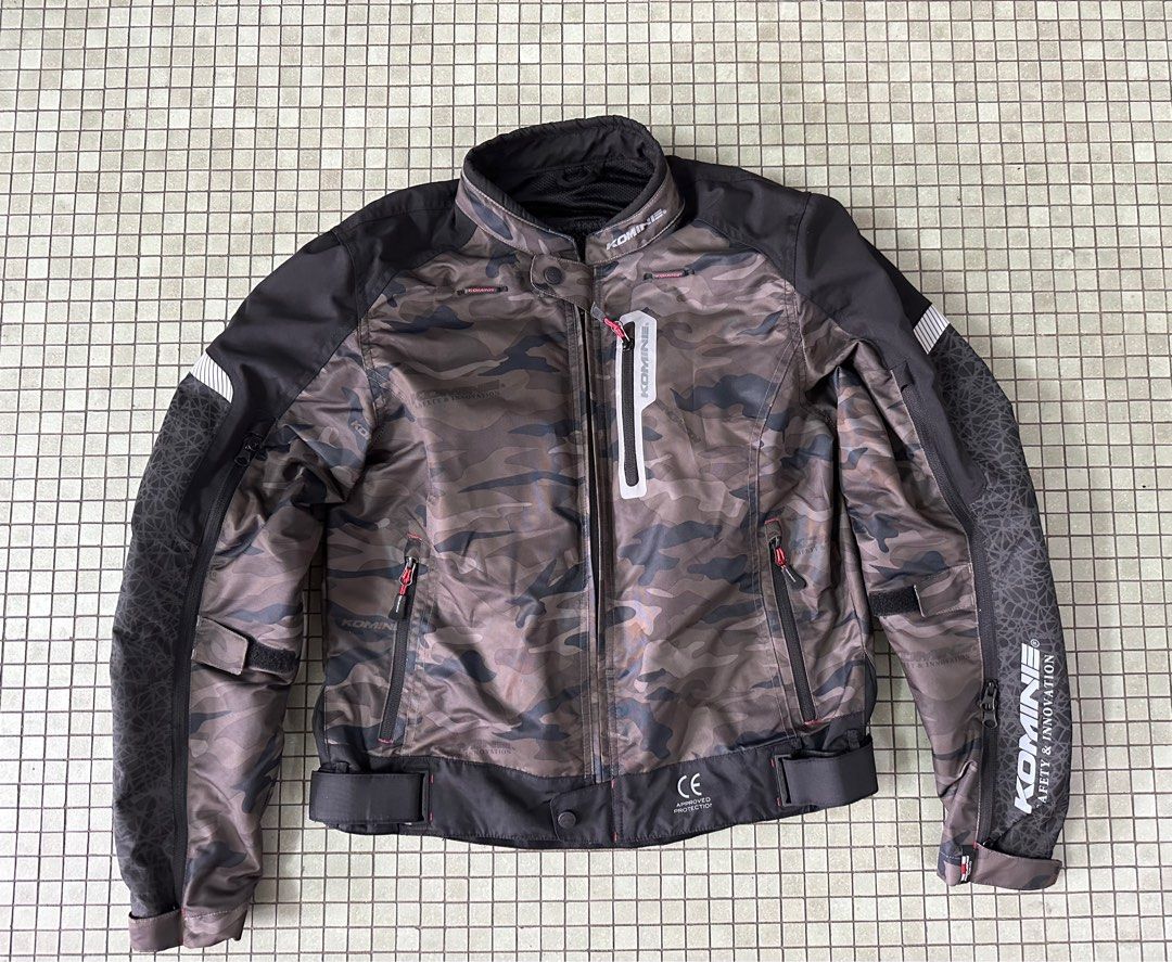 Komine JK136 Air Flow System Mesh Motorcycle Riding Jacket, Men's ...