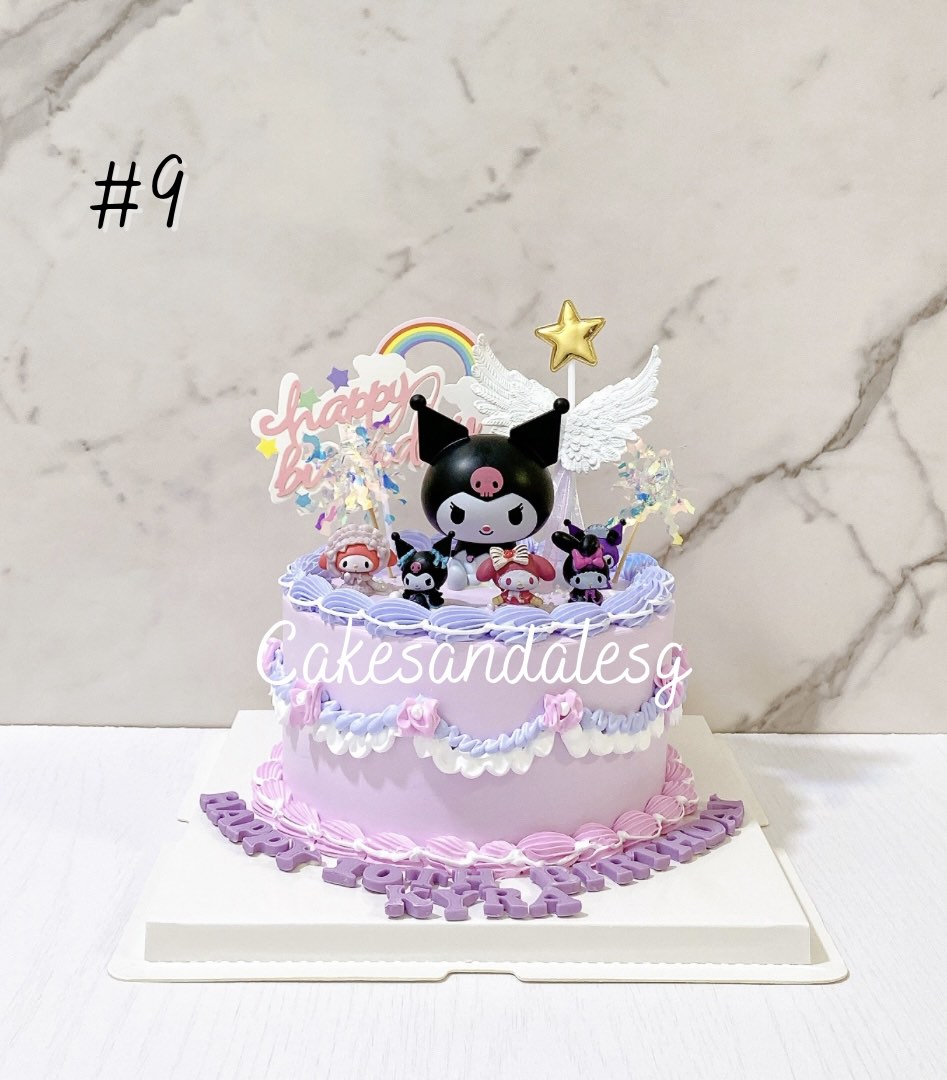 Kuromi Cake [ Design #9 ], Food & Drinks, Homemade Bakes on Carousell