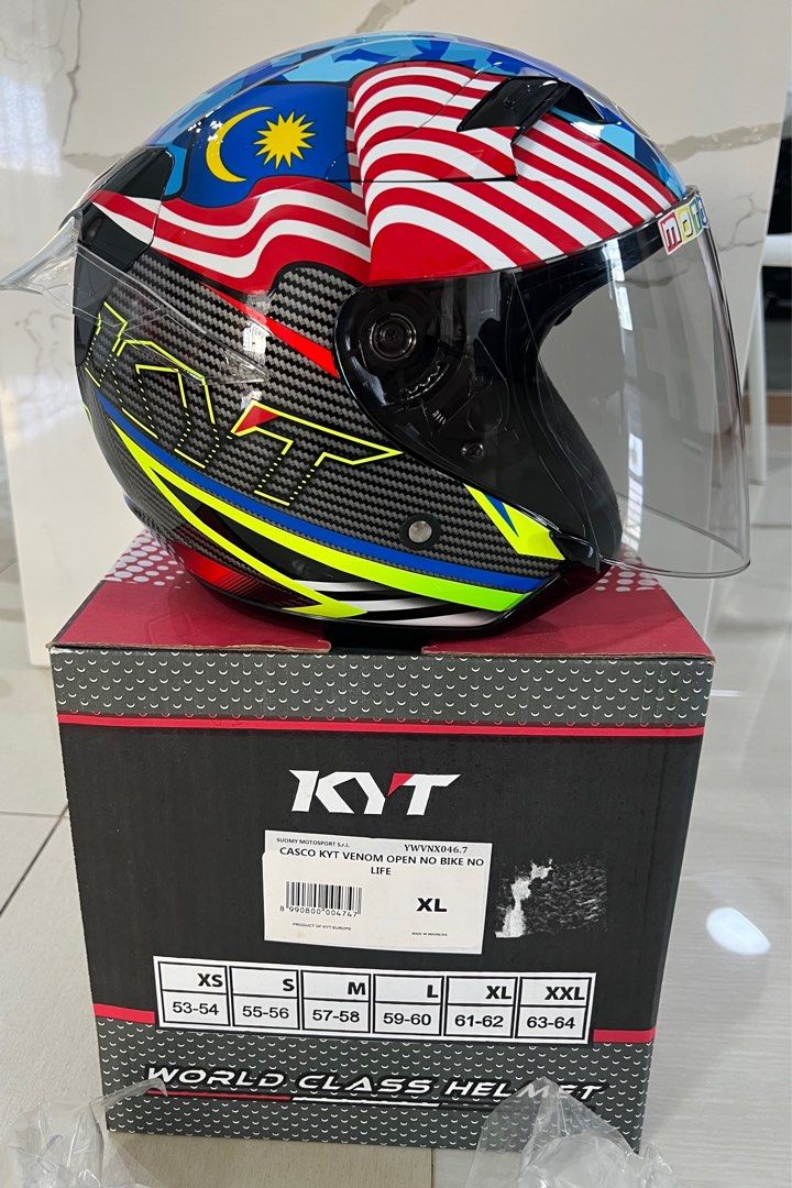 KYT Casco Venom Open Helmet (Limited Edition), Motorcycles, Motorcycle Apparel on Carousell