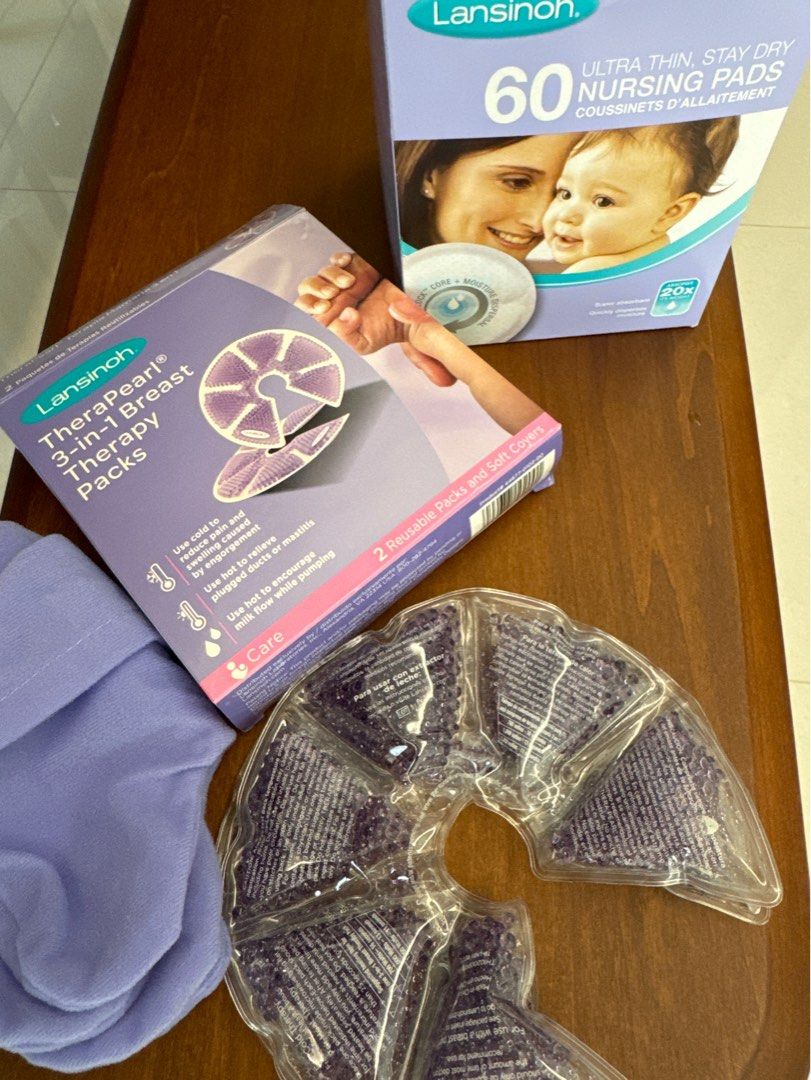 Lanisoh breast therapy heating cooling packs and nursing pad, Babies & Kids, Nursing & Feeding ...
