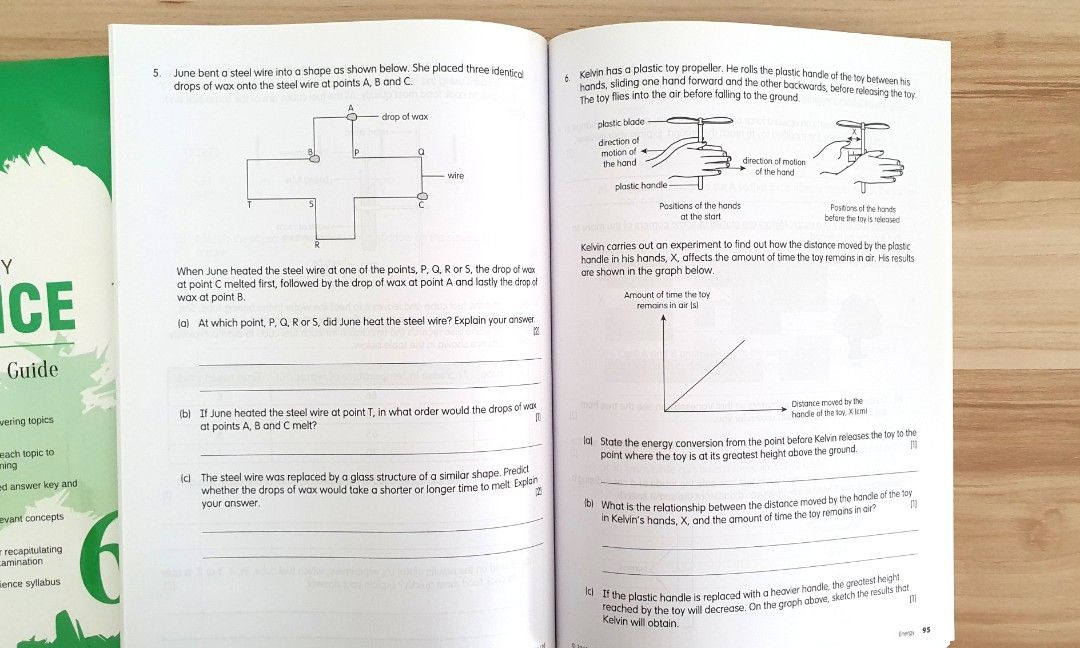 Latest PSLE Open-Ended Questions Science, Hobbies & Toys, Books ...