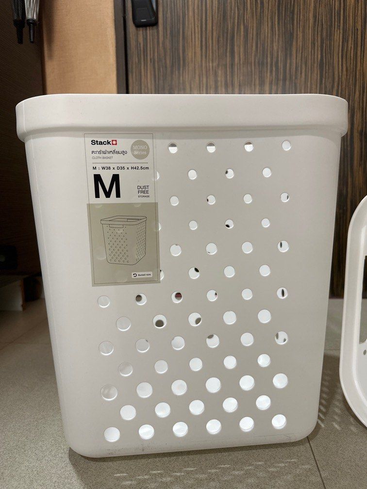 MUJI STYLE Laundry Basket, Furniture & Home Living, Home Improvement ...