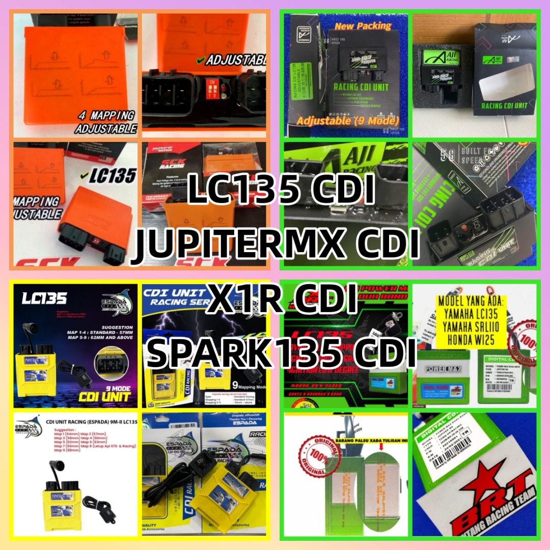LC135 / SPARK 135 / X1R / JUPITERMX & CDI Unit & SCK / AJI RACING / ESPADA / BRT, Motorcycles ...