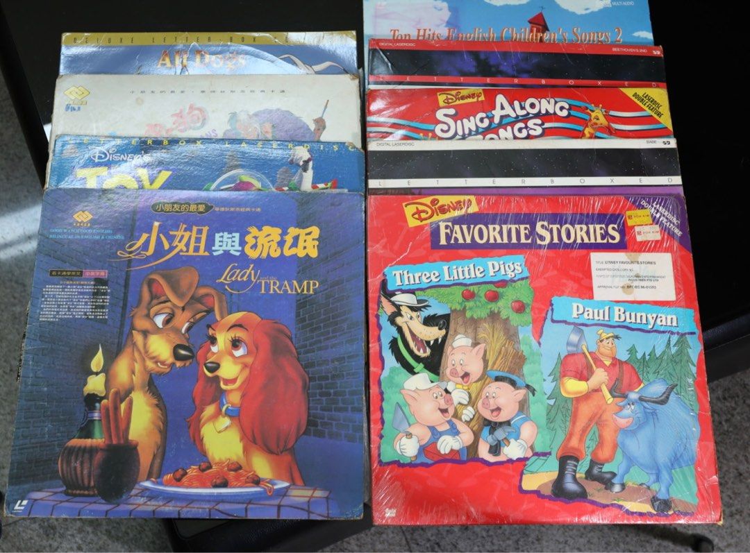 LD. Children Disney cartoon and song. 9 pcs, Hobbies & Toys, Music ...