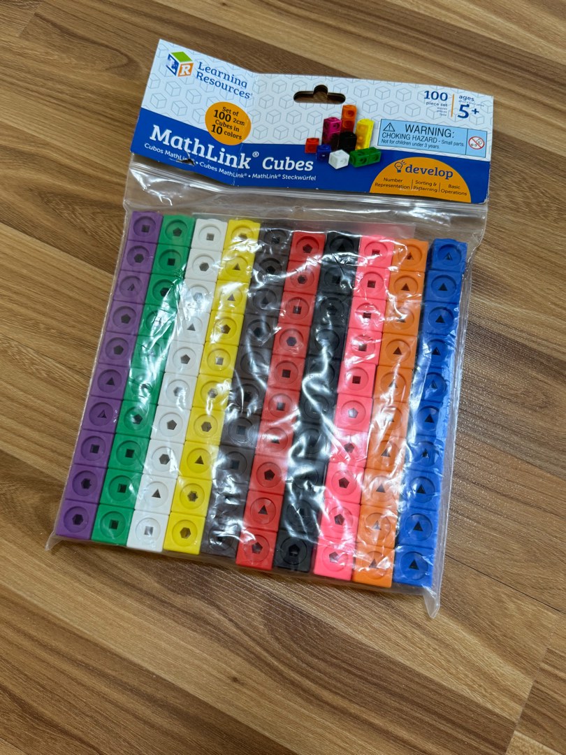 Learning resources Mathlink Cubes, Hobbies & Toys, Toys & Games on ...