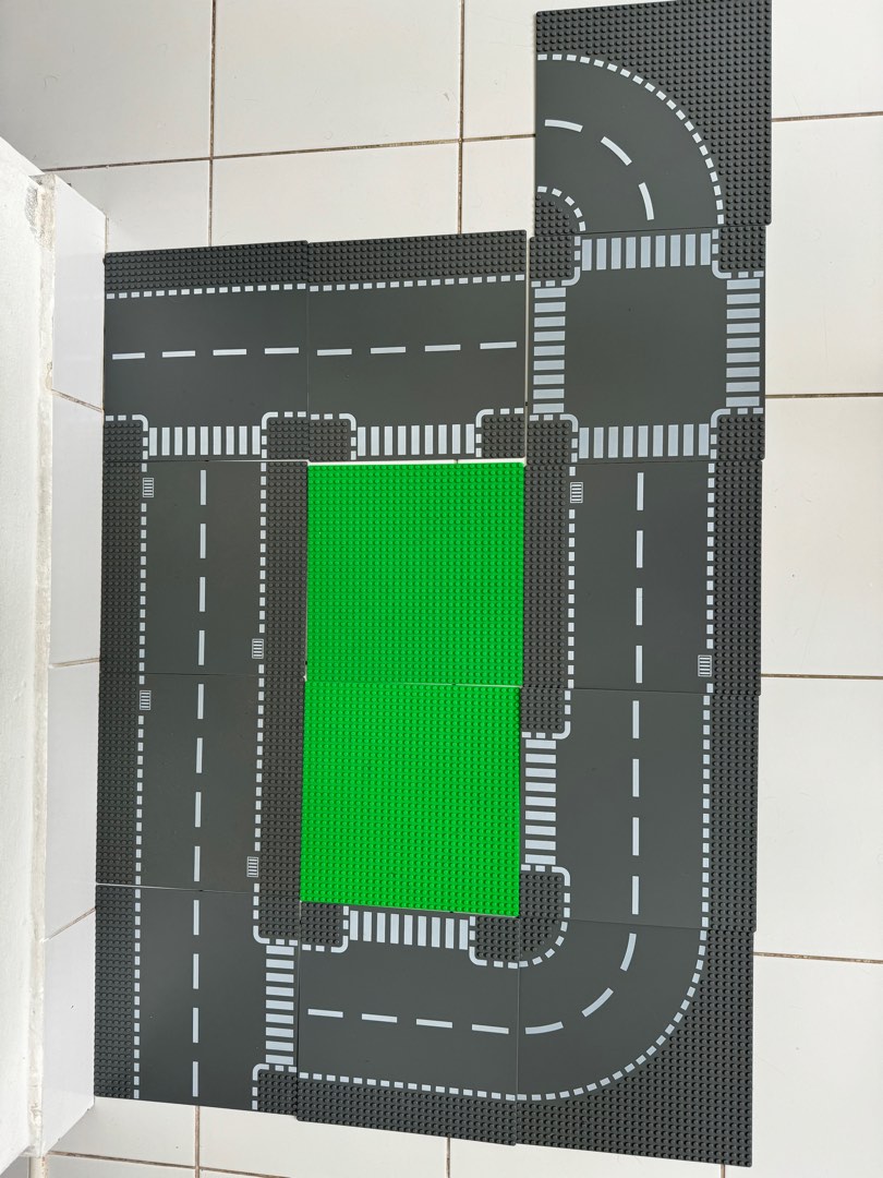 Set of 13 Lego base and road plates, Hobbies & Toys, Toys & Games on ...