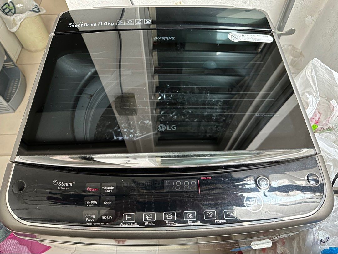LG Top Load Washer (11KG), TV & Home Appliances, Washing Machines and Dryers on Carousell