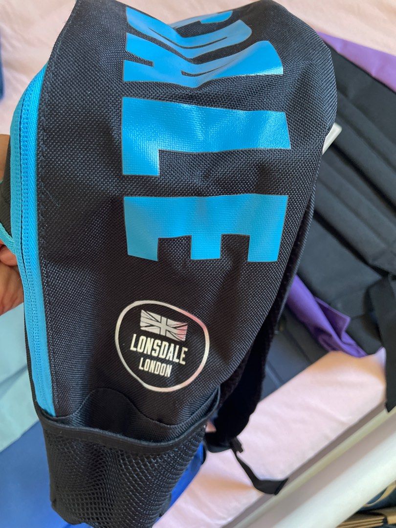 Lonsdale Backpack Blue, Men's Fashion, Bags, Backpacks on Carousell
