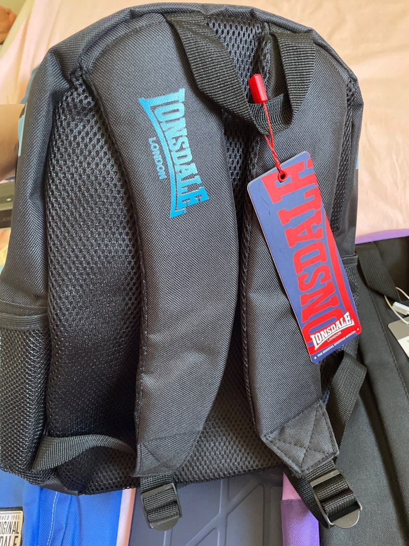 Lonsdale Backpack Blue, Men's Fashion, Bags, Backpacks on Carousell