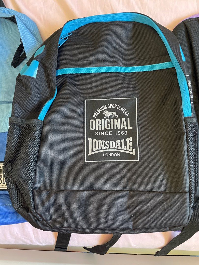 Lonsdale Backpack Blue, Men's Fashion, Bags, Backpacks on Carousell