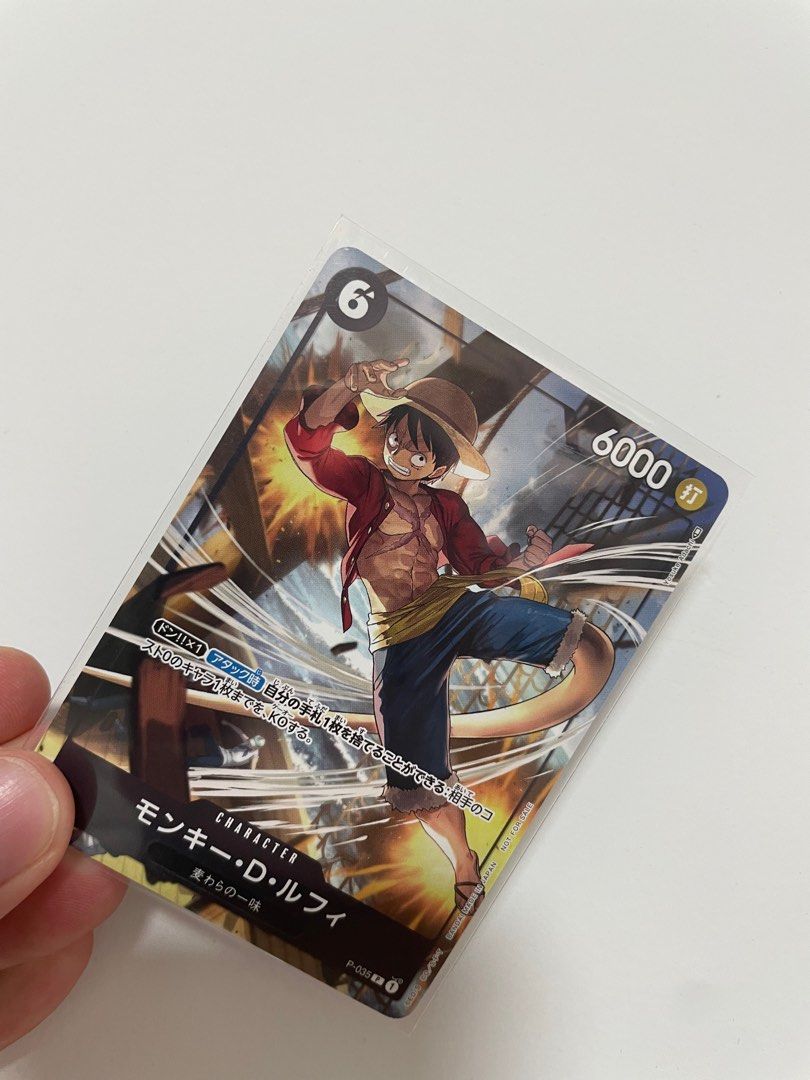 Luffy Promo Card, Hobbies & Toys, Toys & Games on Carousell