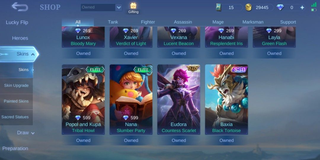 Lvl29 epic 3 mlbb account, Video Gaming, Gaming Accessories, Game Gift ...
