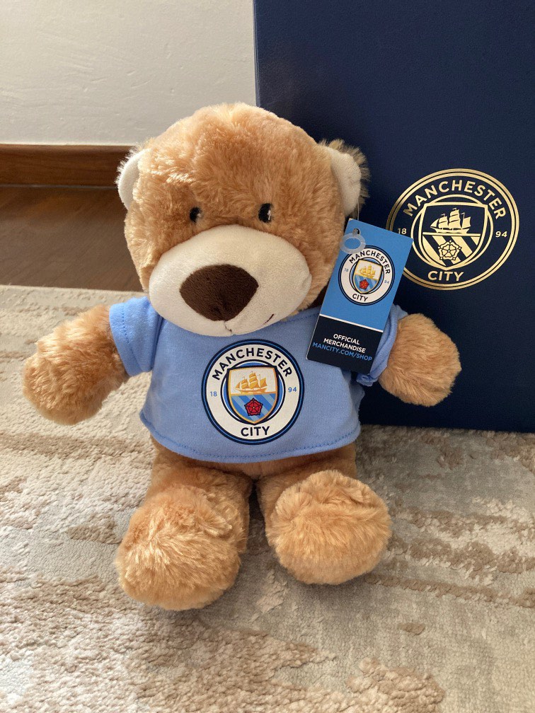 Manchester City Teddy Bear, Hobbies & Toys, Memorabilia & Collectibles ...