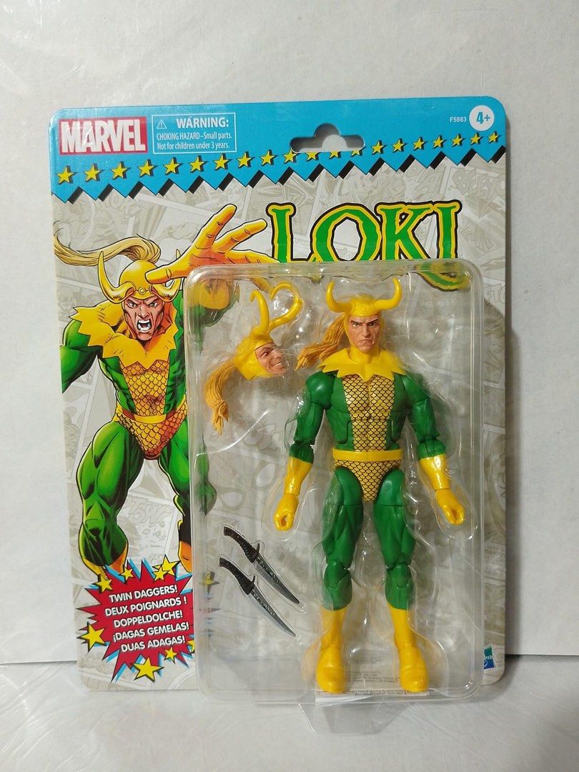 Marvel Legends Loki Retro, Hobbies & Toys, Toys & Games on Carousell