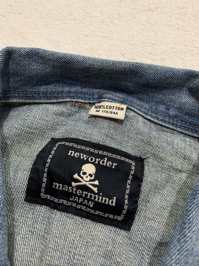 Mastermind Japan x New Order - Denim Jacket, Men's Fashion, Coats ...