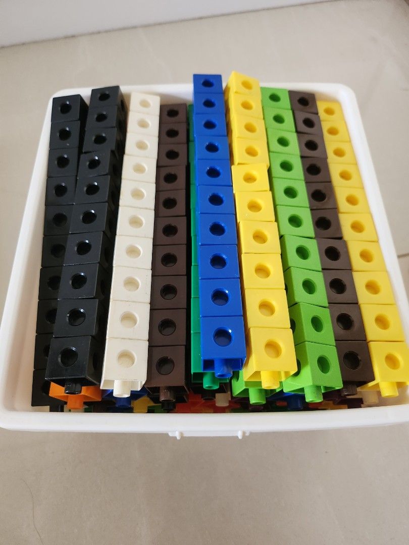Math cube counters, Hobbies & Toys, Toys & Games on Carousell