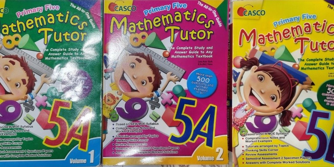 Maths PSLE Primary 5 and 6 Maths books EPH VISIBLE Thinking OnSpong ...