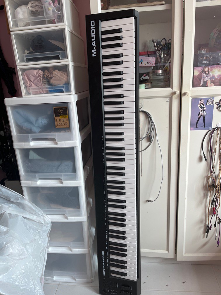 M-Audio Keystation 88 MK3 88-key Keyboard Controller, Hobbies & Toys ...