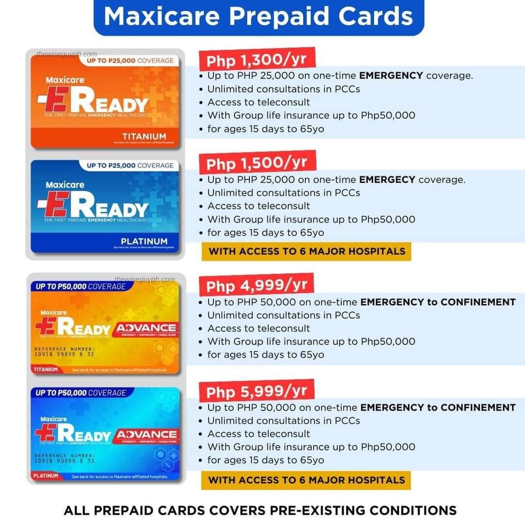 Maxicare Prepaid Health cards, Everything Else, Others on Carousell