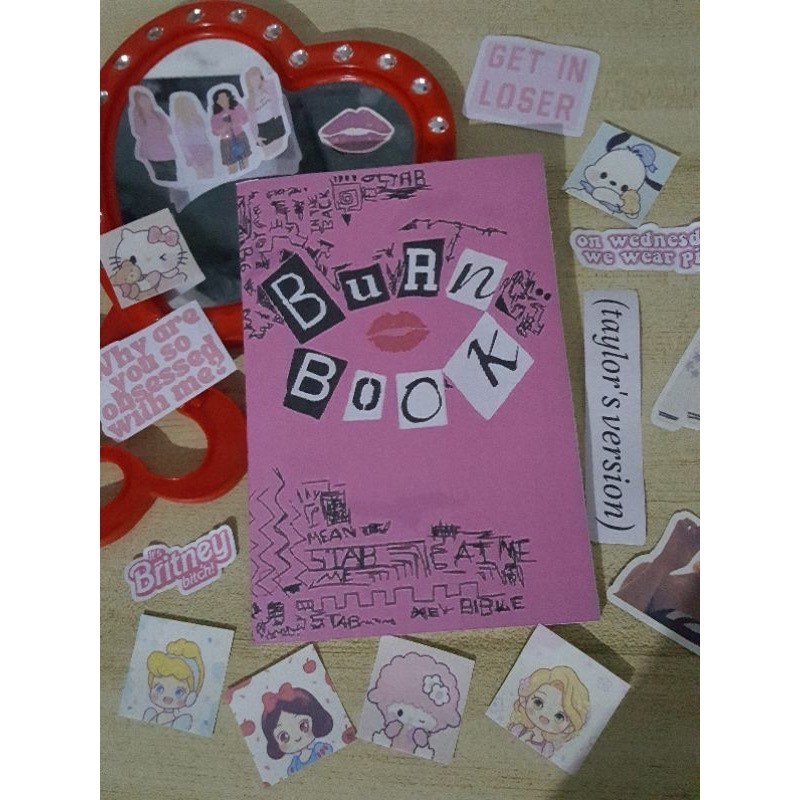Mean Girls - burn book notebook school diy hand made, Hobbies & Toys ...
