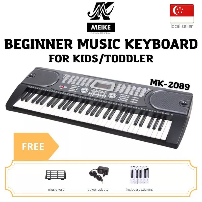 Meike Music Training Piano Keyboard, Hobbies & Toys, Music & Media ...