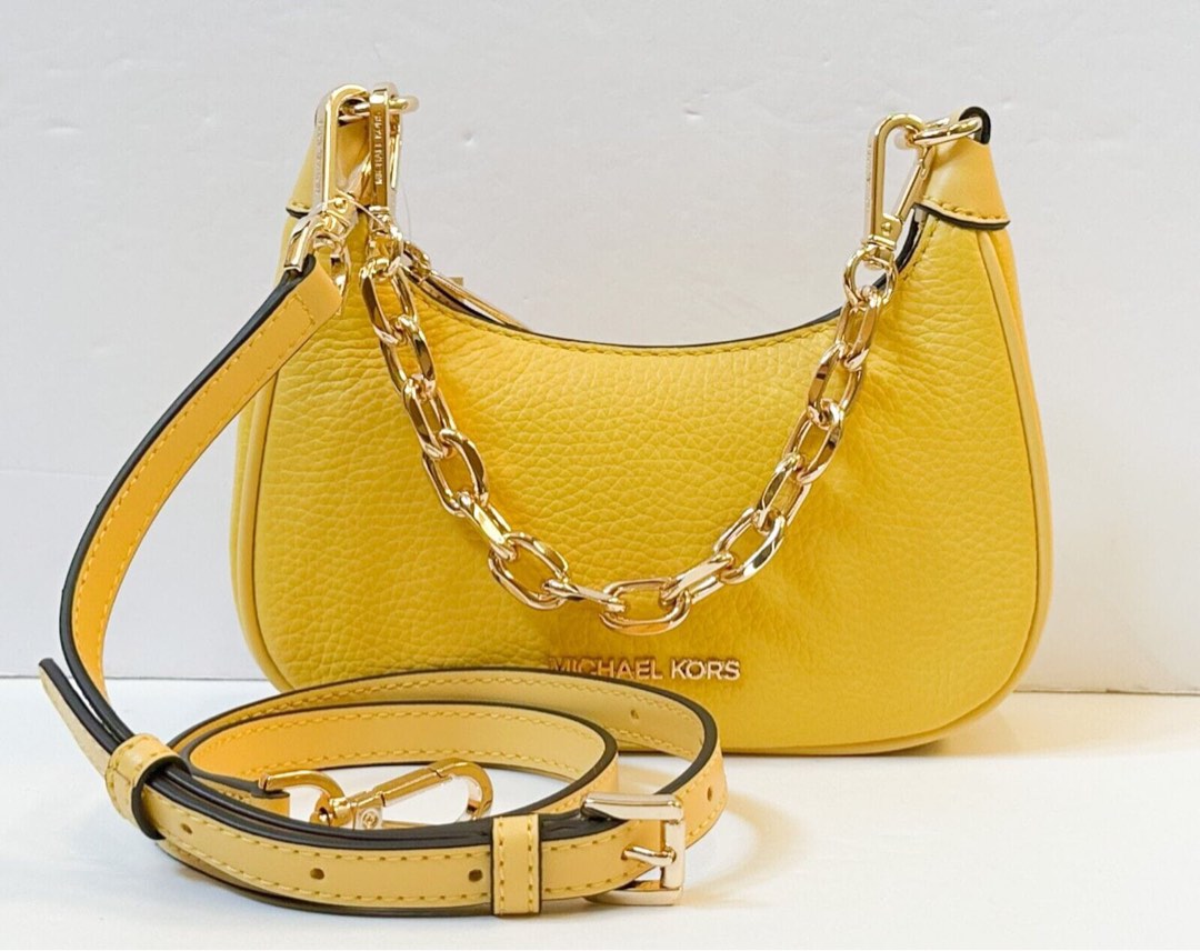 Michael Kors Cora Mini Zip Pochette Daffodil ️1.770jt ️, Barang Mewah ...