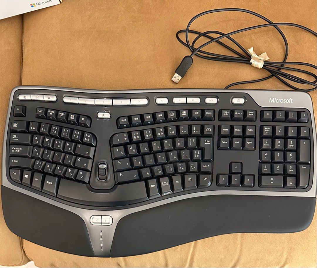 Microsoft Ergonomic wired keyboard 4000 JP, Computers & Tech, Parts ...