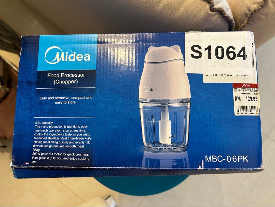 Midea food processor, TV & Home Appliances, Kitchen Appliances, Other ...