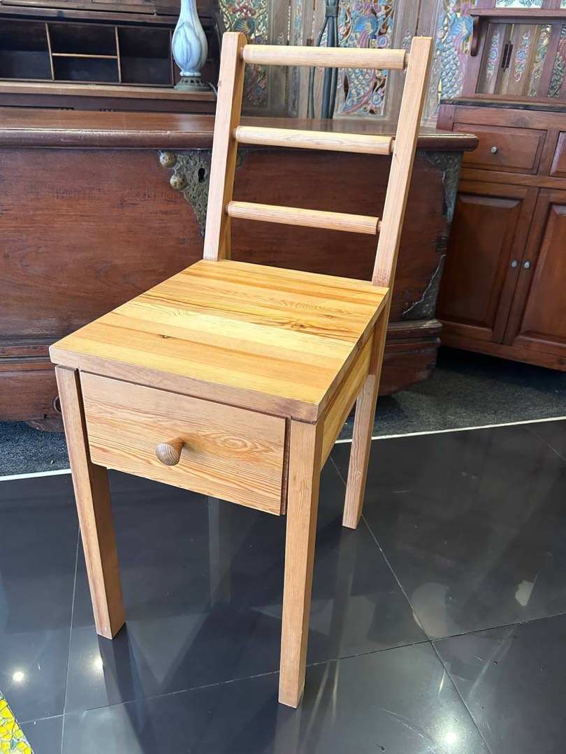 MINIMALIST drawer chair, Furniture & Home Living, Furniture, Chairs on ...