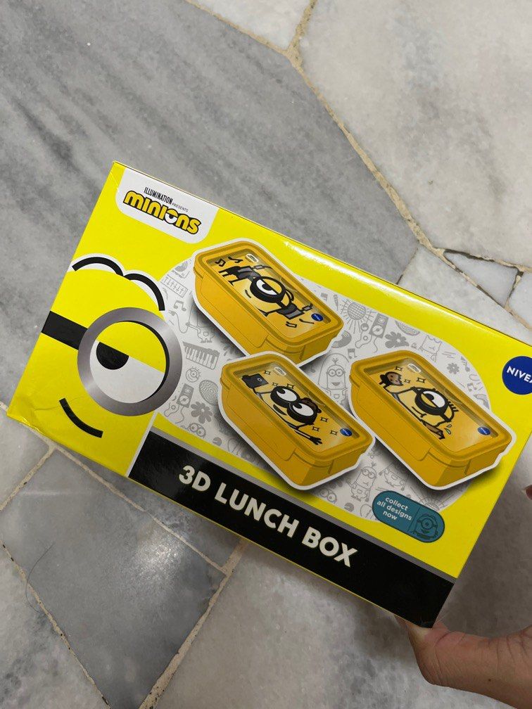 Minions 3D Lunch Box, Hobbies & Toys, Collectibles & Memorabilia ...
