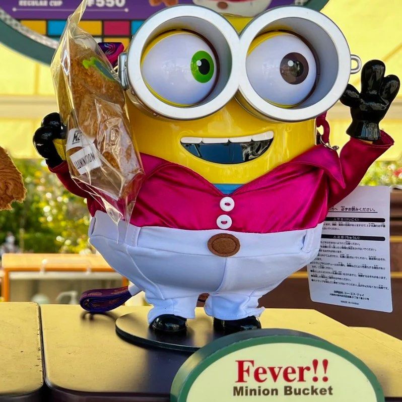 Minions Bob & Tim popcorn bucket from Universal Studios Japan, Hobbies ...