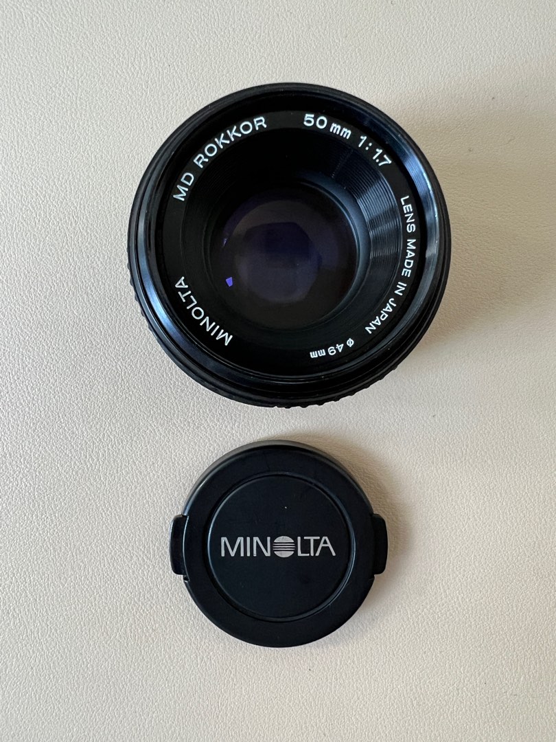 Minolta MD Rokkor 50mm f1.7 Vintage Lens, Photography, Lens & Kits on ...