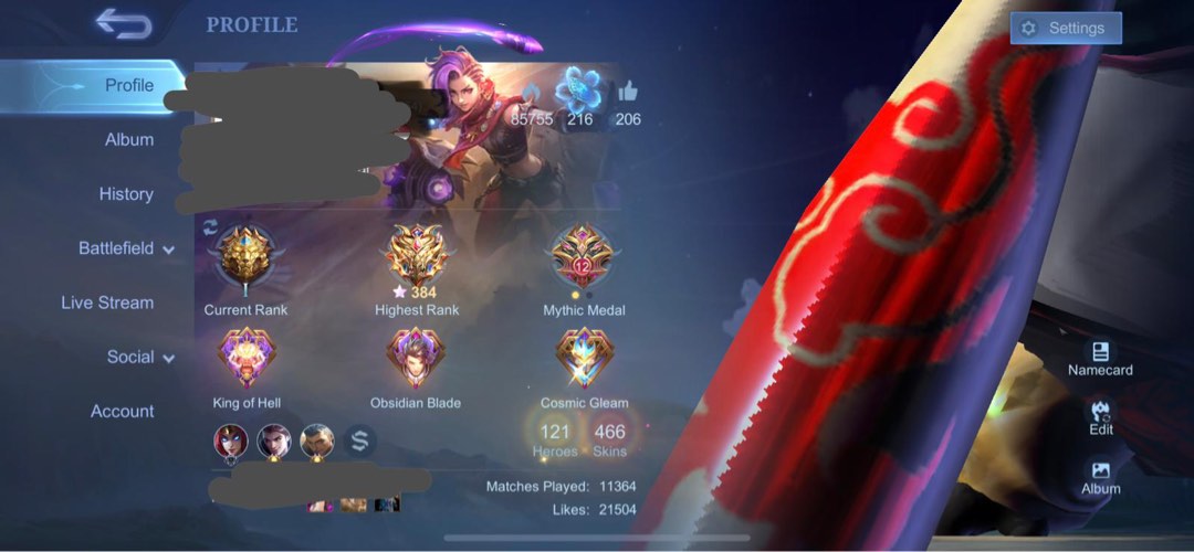 Mobile Legend Pro Player Account, Video Gaming, Video Games, Others on ...