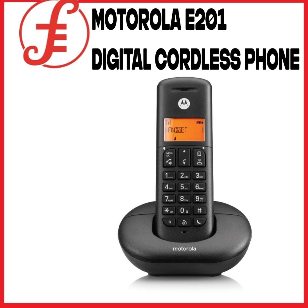 MOTOROLA E201 DIGITAL CORDLESS PHONE, Mobile Phones & Gadgets, Other Gadgets on Carousell