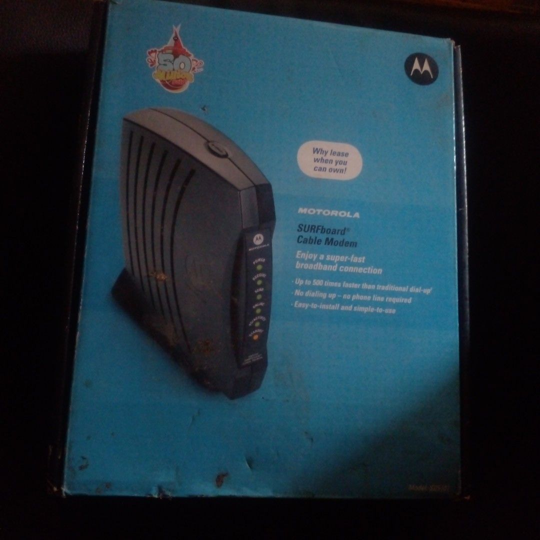Motorolla SB5101 surfboard cable modem new old stock, Barang Yang ...