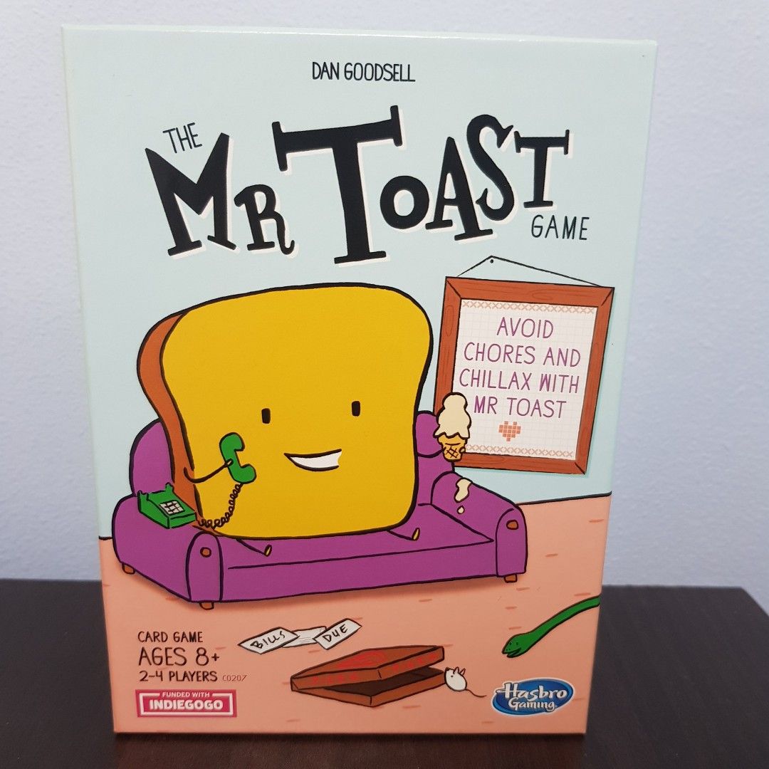 Mr Toast Card Game | 2 to 4 players | Age 8 and up | Hasbro, Hobbies ...
