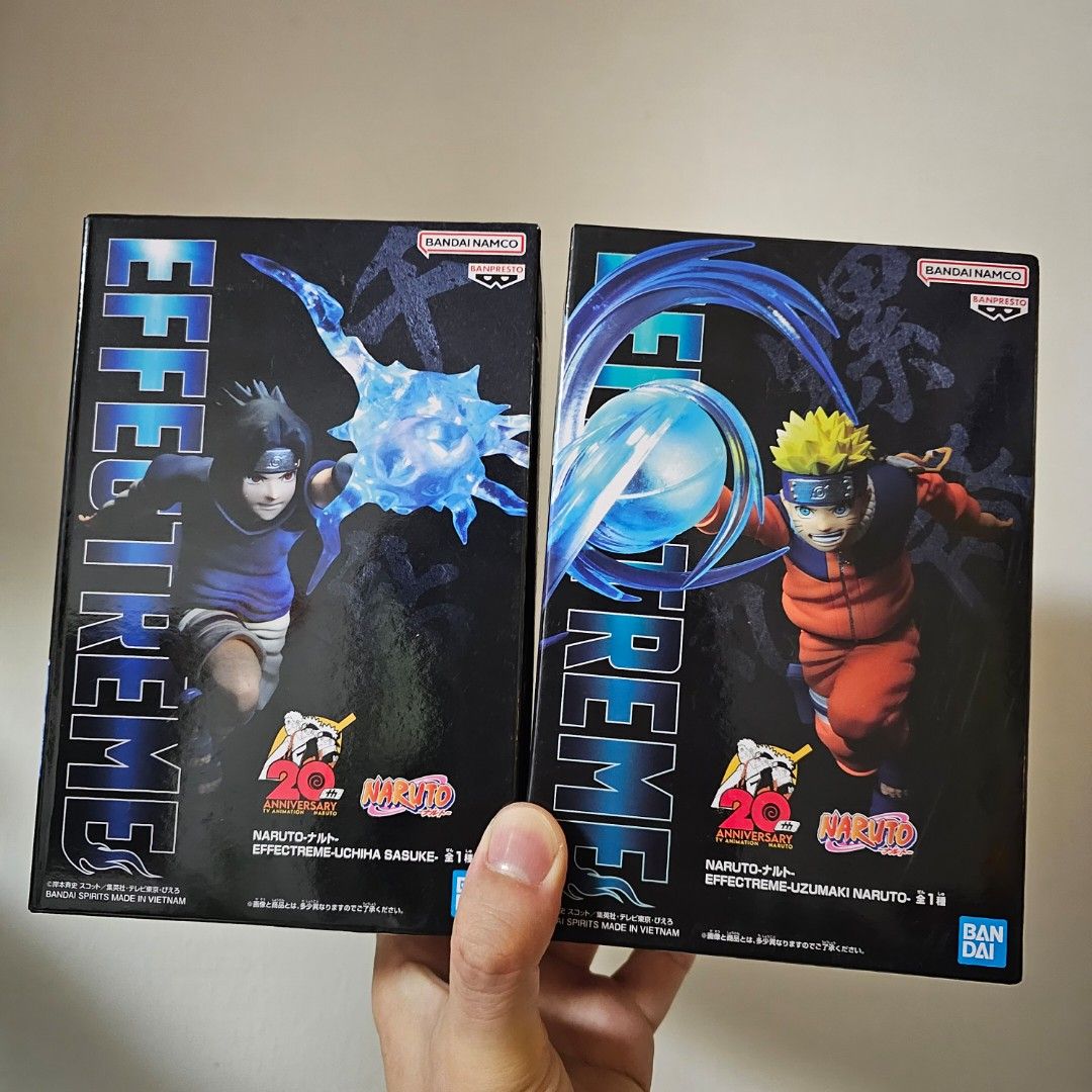 Naruto & Sasuke Effectremes set, Hobbies & Toys, Toys & Games on Carousell