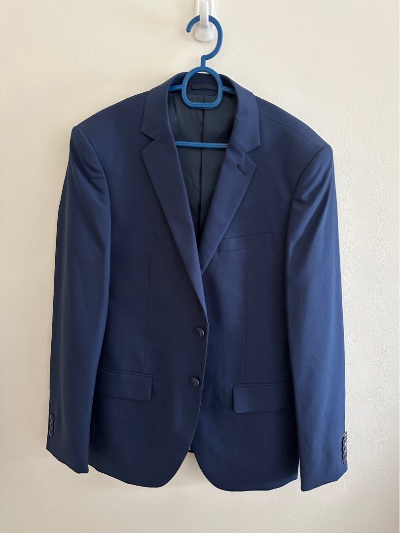 Navy Blue Blazer (G2000) Regular Fit, Men's Fashion, Coats, Jackets and ...