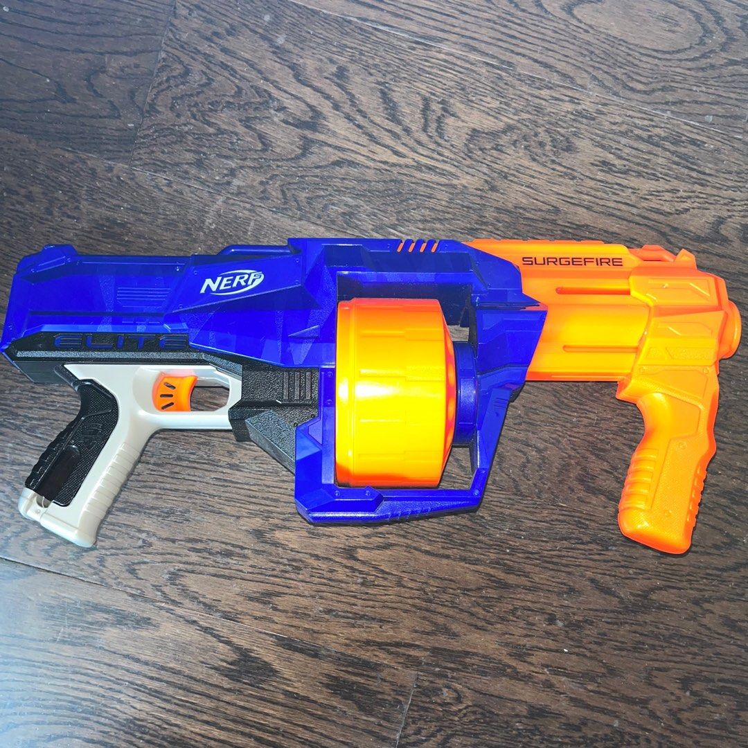 Nerf SurgeFire Elite Blaster, Hobbies & Toys, Toys & Games on Carousell