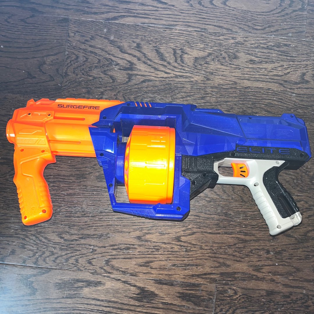 Nerf SurgeFire Elite Blaster, Hobbies & Toys, Toys & Games on Carousell