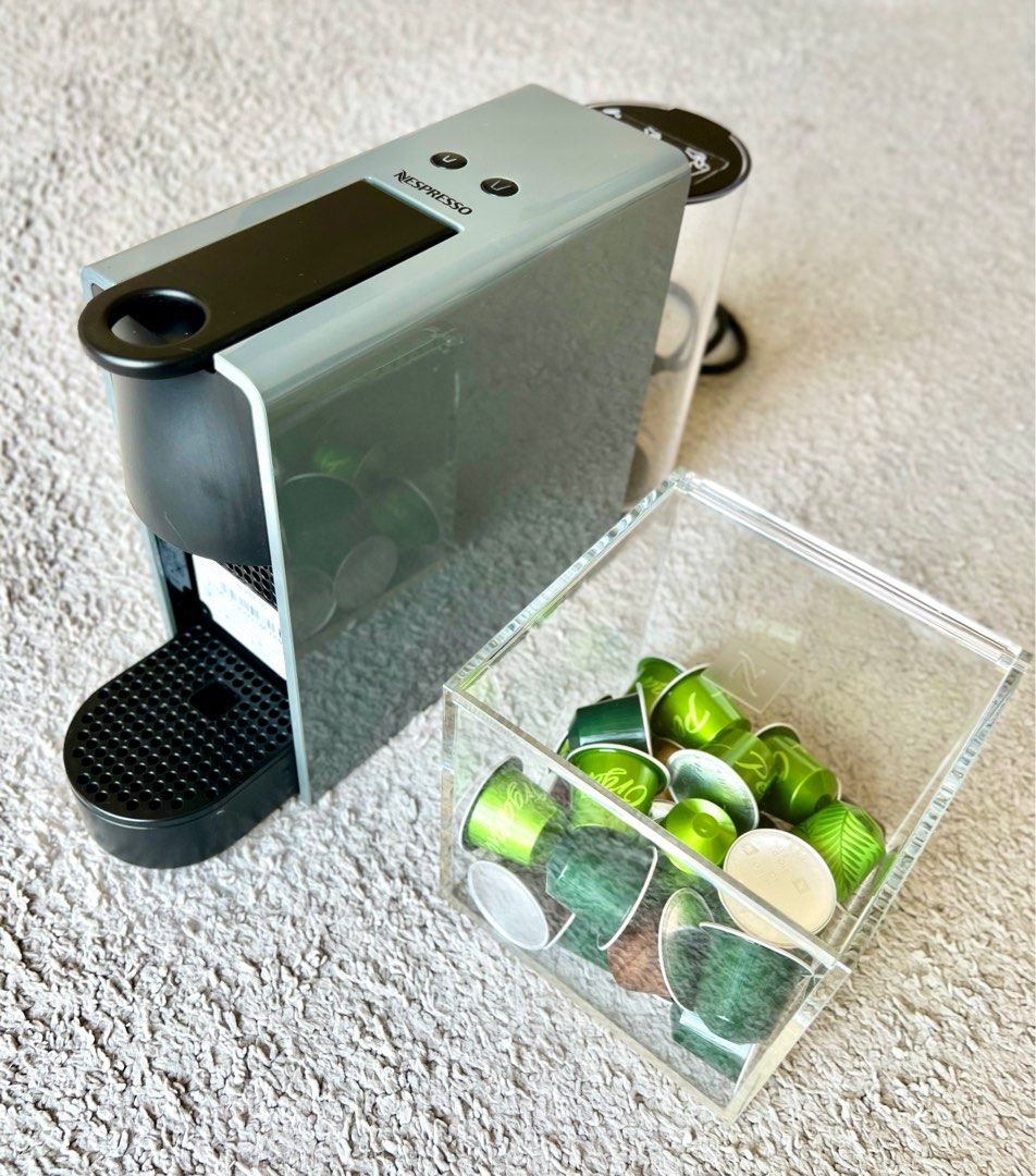 Nespresso Essenza Mini with Cube Capsule Dispenser, TV & Home ...