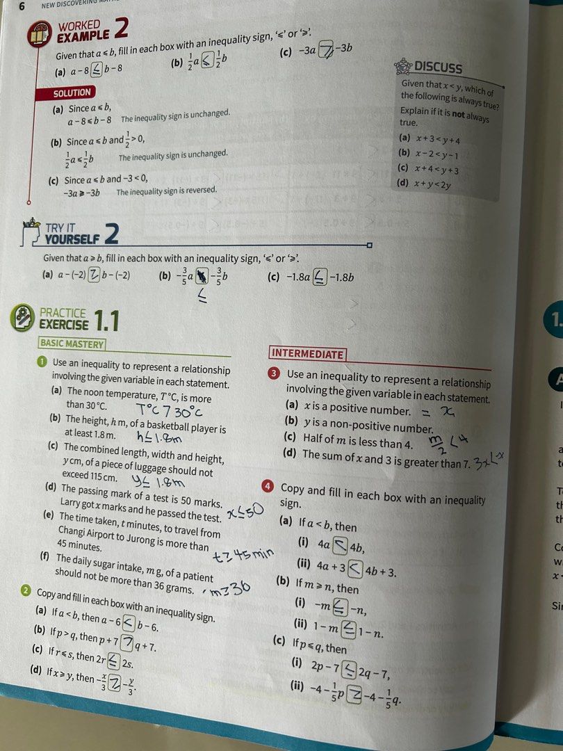 New discovering Mathematics 2A textbook, Hobbies & Toys, Books & Magazines, Textbooks on Carousell