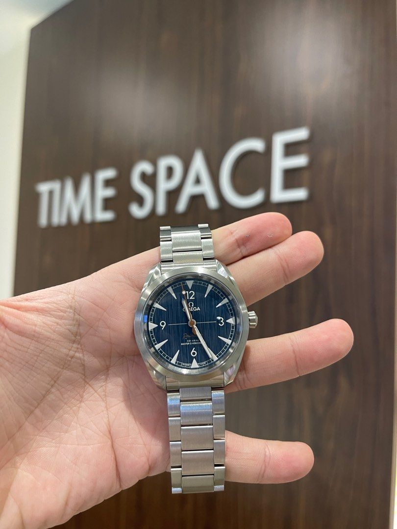 New Omega Seamaster Railmaster 220.10.40.20.01.001 Blue Dial 40mm ...