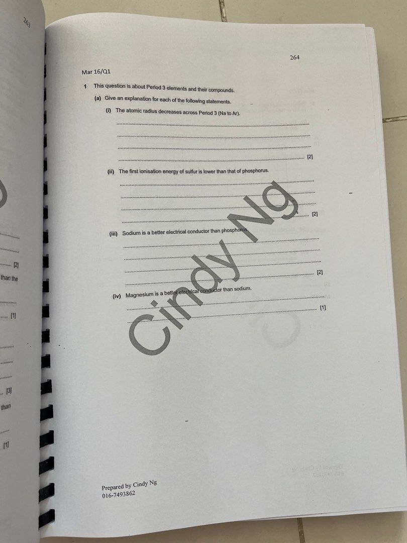 【New】Alevel chemistry paper 2 topical past paper questions 9701 ...